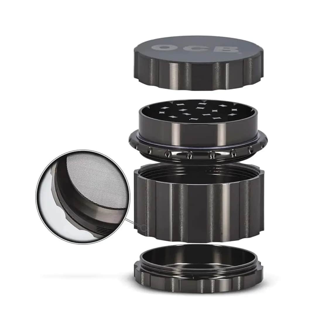 MOLEDOR ALUMINIO NEGRO 50MM-OCB